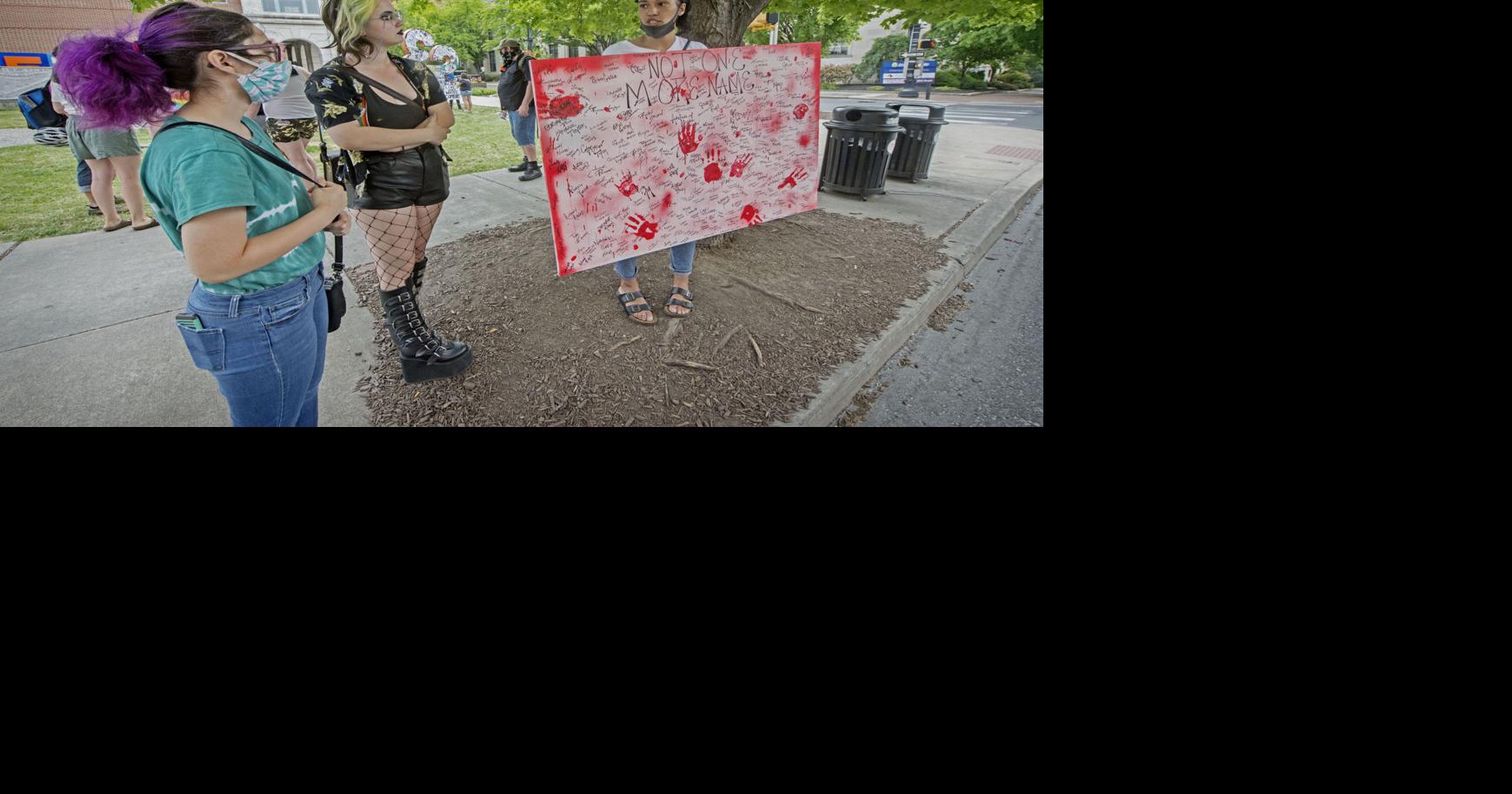 Protesters gather in downtown Lancaster to remember other victims of ...