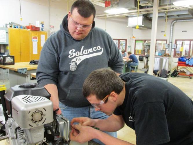 Get your motor running: FFA students diagnose small-engine trouble at ...