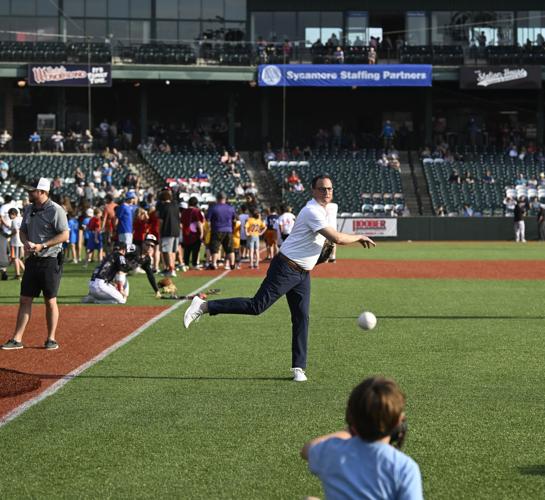 Gov. Josh Shapiro throws out first pitch at Stormers game [photos ...
