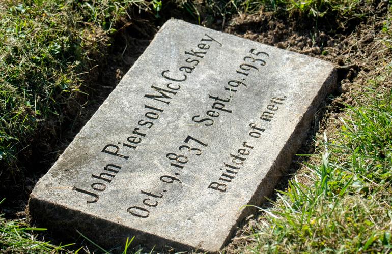 J.P. McCaskey remembered on 185th anniversary of his birth [photos ...