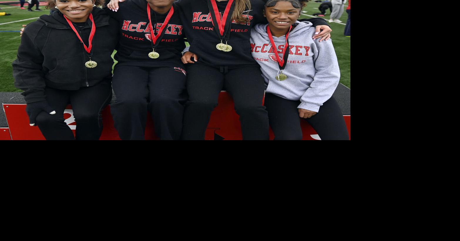 McCaskey's record-breaking 400-meter girls relay team speeds toward an exciting track and field ...