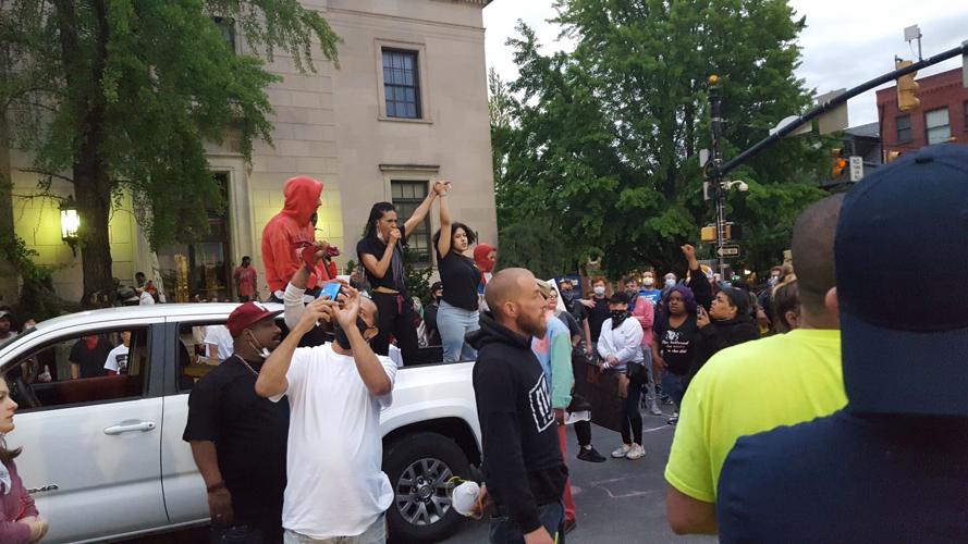 On 4th night of protests, Lancaster police chief wades into crowd ...