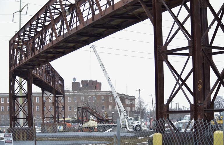 Armstrong pedestrian bridge being dismantled; Lancaster to take ...