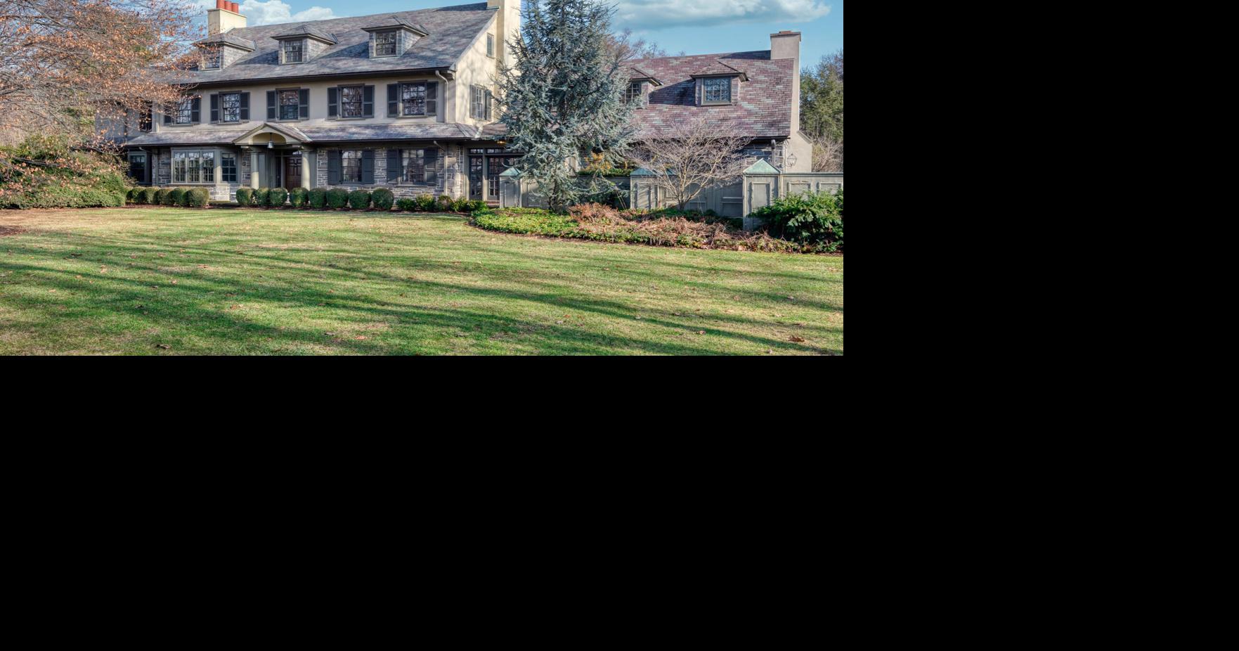 This Manheim Twp. home has 6 fireplaces and was designed by C. Emlen ...