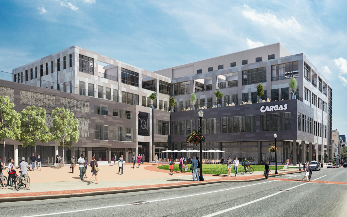 A closer look at construction happening at the former Bulova building ...
