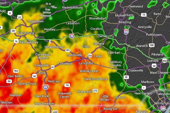 Lightning, high winds, heavy rain hit Lancaster County | Local News ...