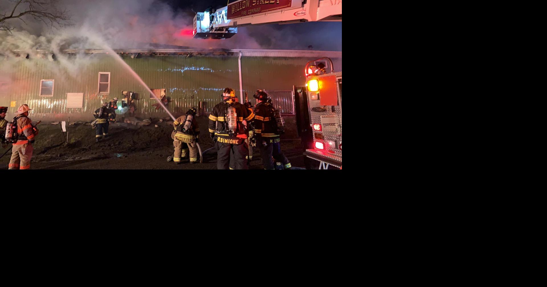 Firefighters battle a fire in Refton Monday night | Local News ...