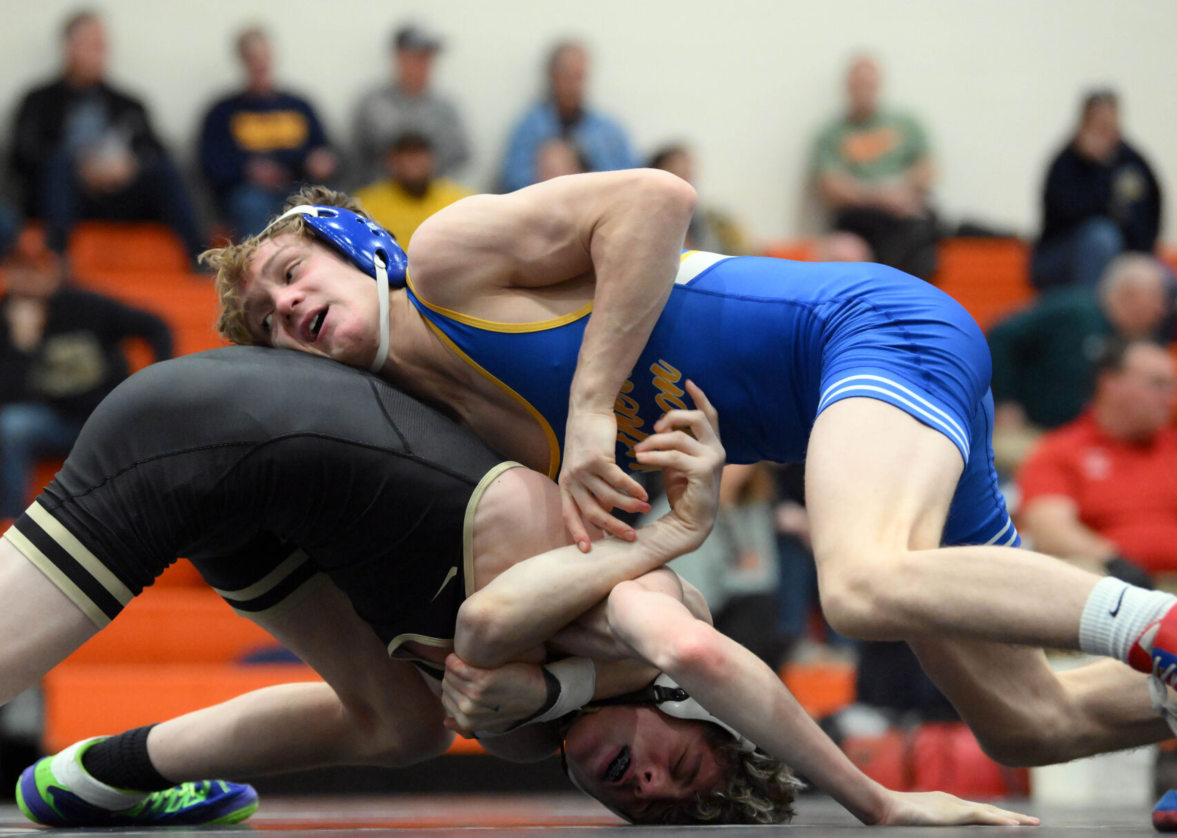 Class 2A wrestlers compete in District 3 Championships on Saturday at ...