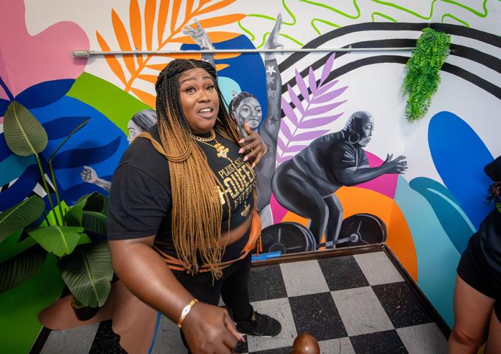 Inspirational women mural unveiled by powerlifter Tamara Wolcott at ...