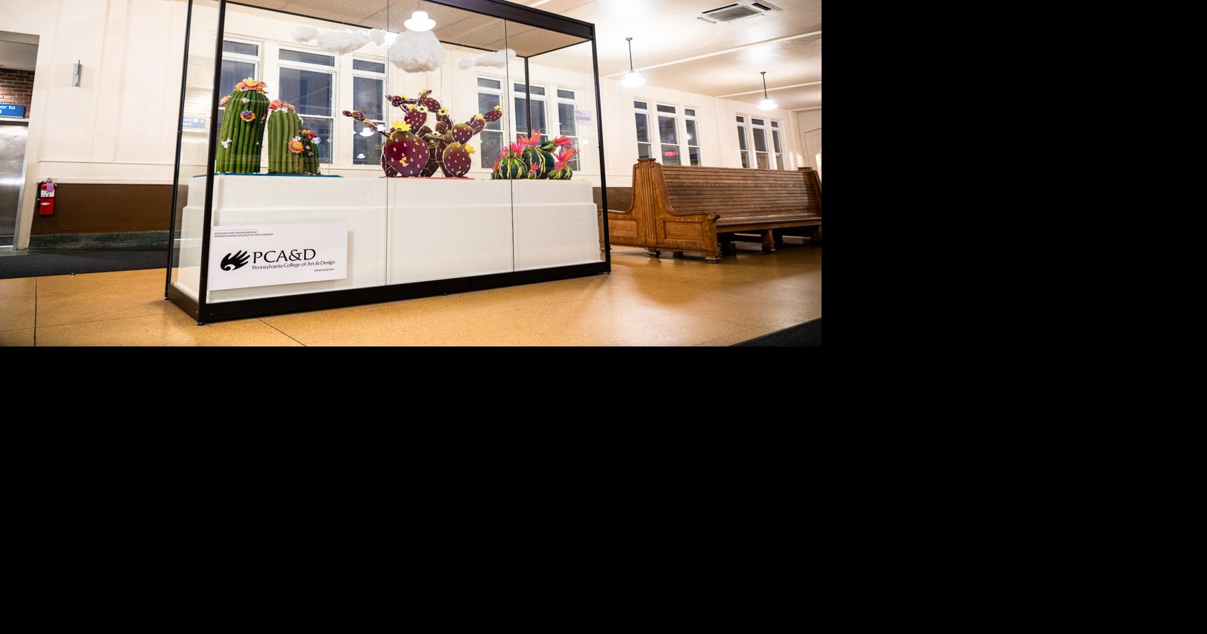 The first of three art displays is up now at the Lancaster Amtrak ...