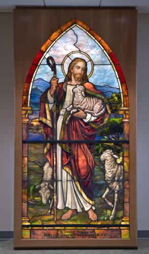 ‘The Good Shepherd’ window, long a part of St. Luke’s UCC, has a new ...