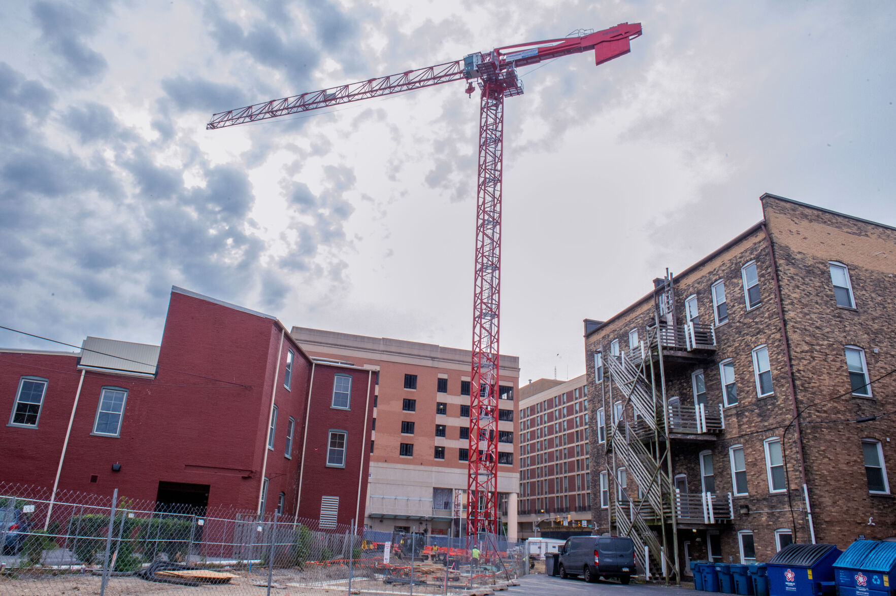 170-foot crane towers over North Queen Street [photos] | Local News ...