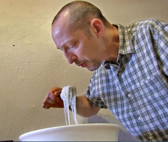 Belly Up: Staffer tries to find the bottom of a 5-pound bowl of pho ...