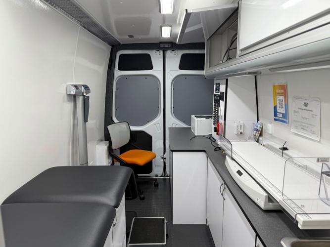 Take a look inside the WIC Mobile, a health clinic on wheels, at its ...