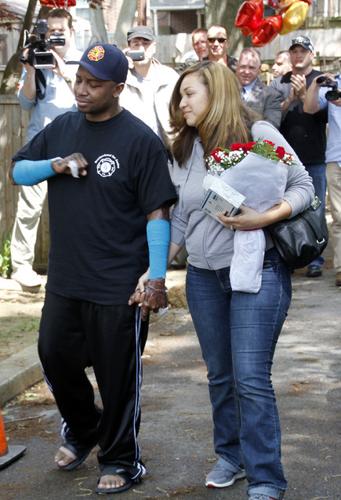 Lancaster city firefighter Lt. Andre Kelley, injured battling blaze ...
