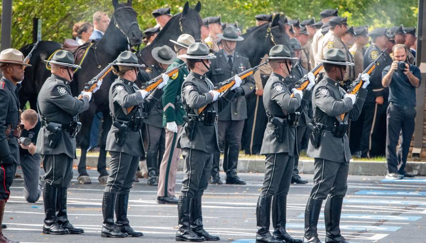 Scenes from the funeral for Northern York police officers killed in ...