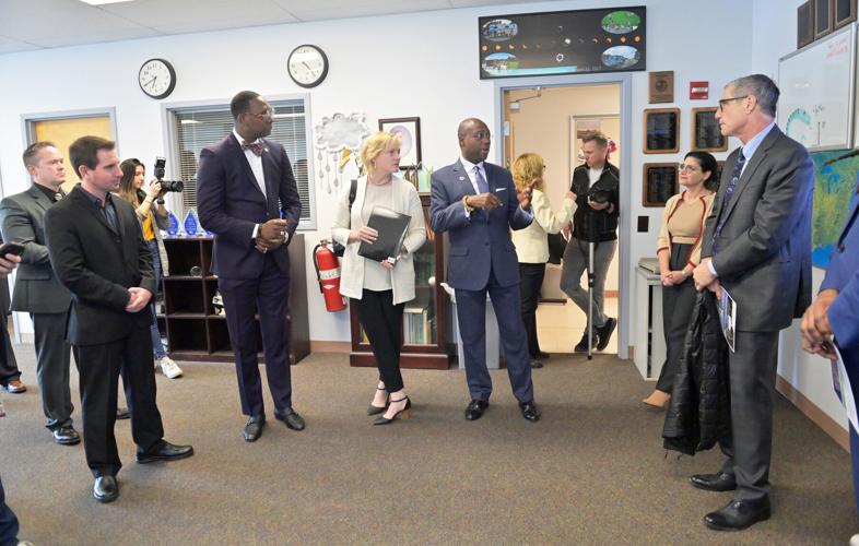 Secretary of Education Khalid N. Mumin visits Millersville University [photos ...