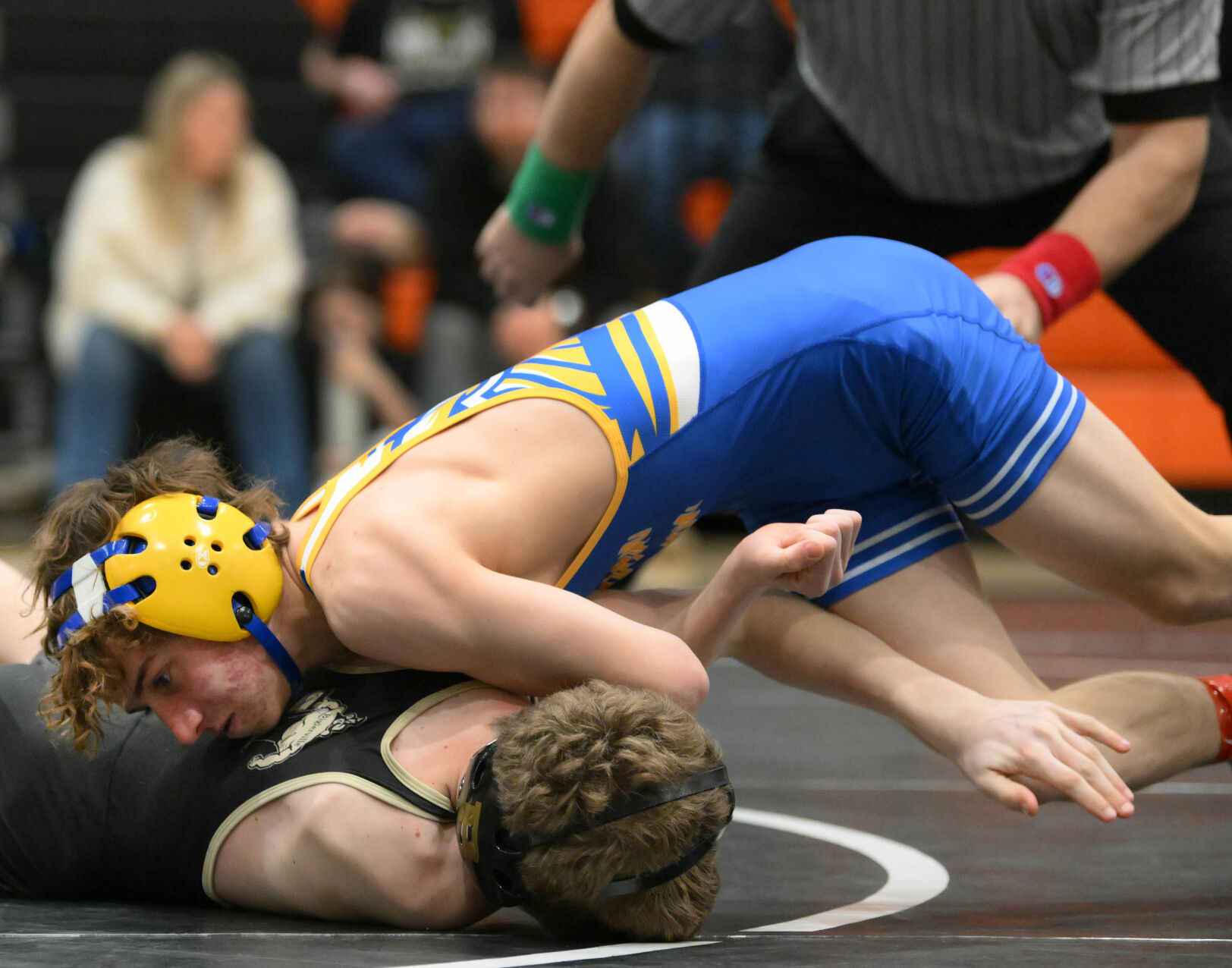 Class 2A wrestlers compete in District 3 Championships on Saturday at ...
