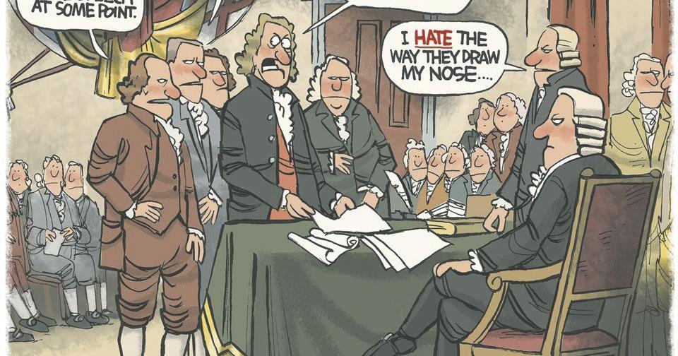 declaration cartoon | | lancasteronline.com