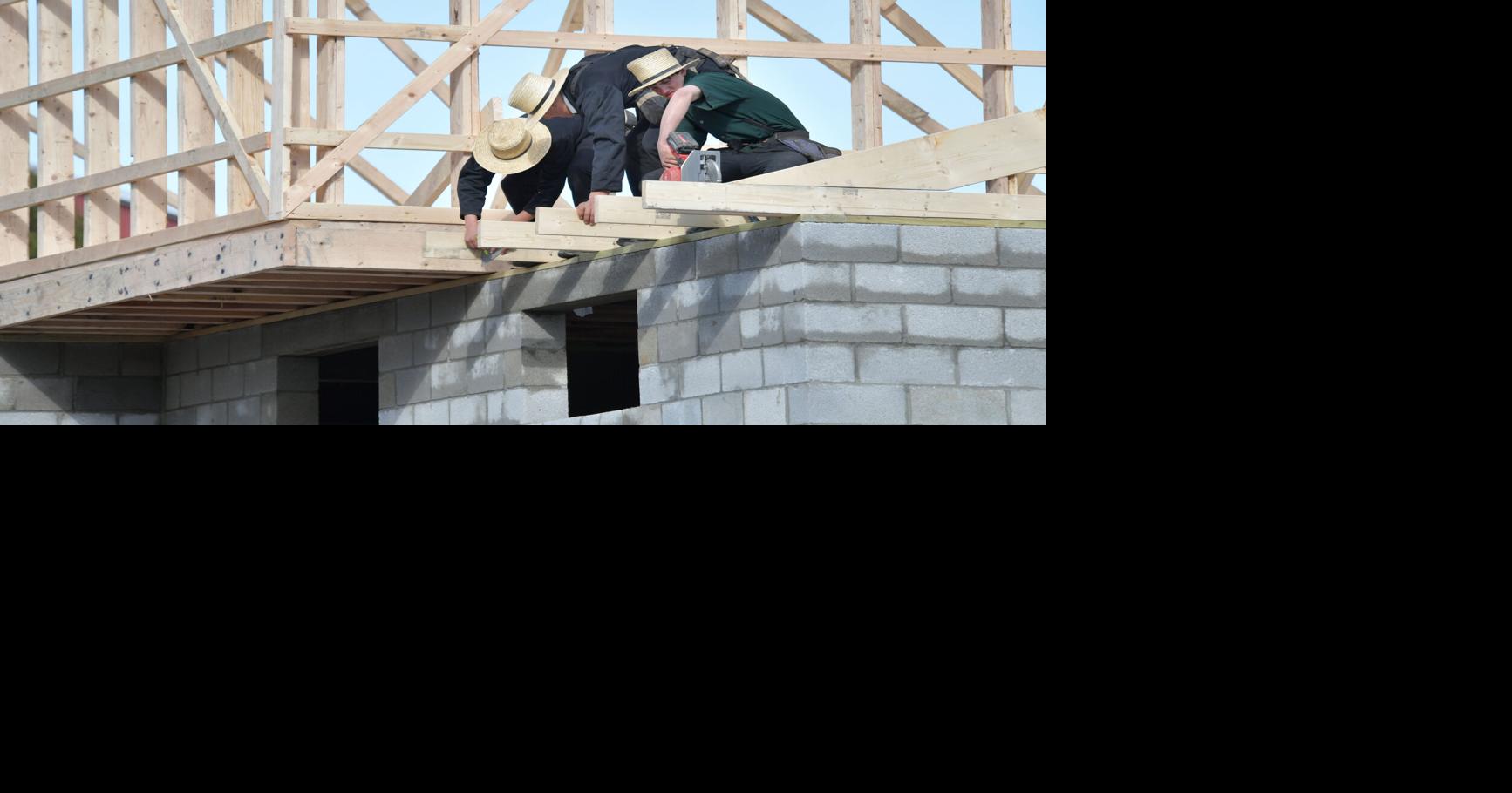 Starting again: Residents help to rebuild barn destroyed by fire in ...