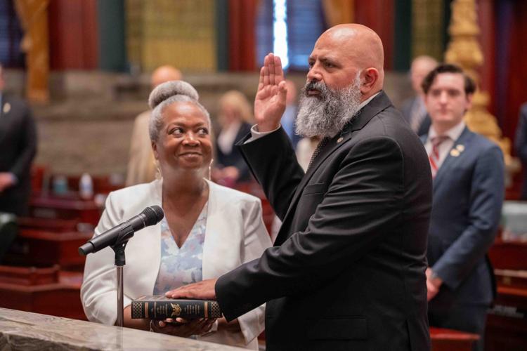 Sen. James Malone recites oath of office on Monday | | lancasteronline.com