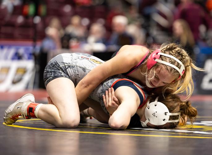 Elco junior, one of the first District 3 girls wrestling champions ...