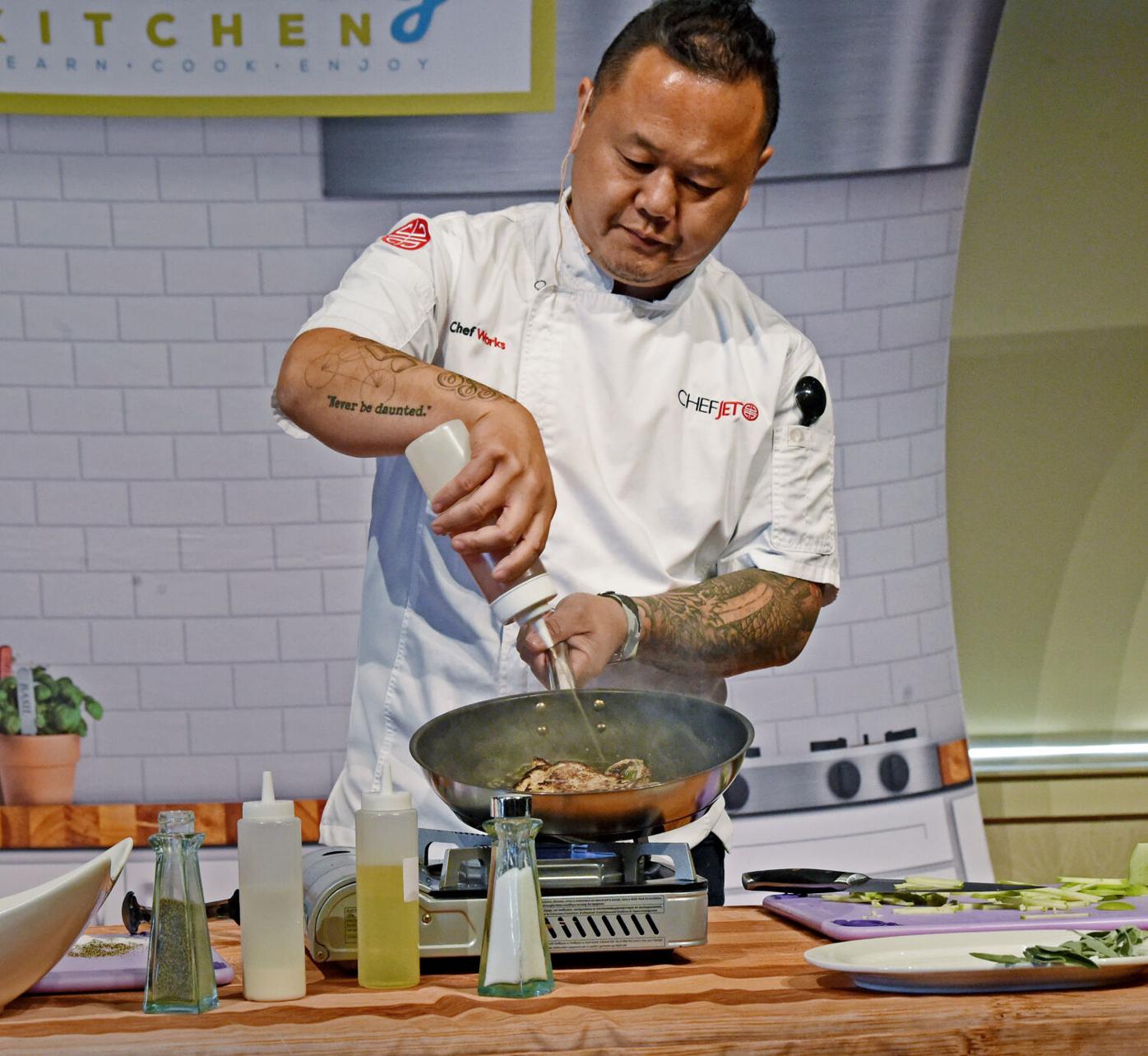 'Chopped', 'Iron Chef' cook Jet Tila visited Luther Acres in Lititz for ...
