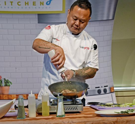 'Chopped', 'Iron Chef' cook Jet Tila visited Luther Acres in Lititz for ...