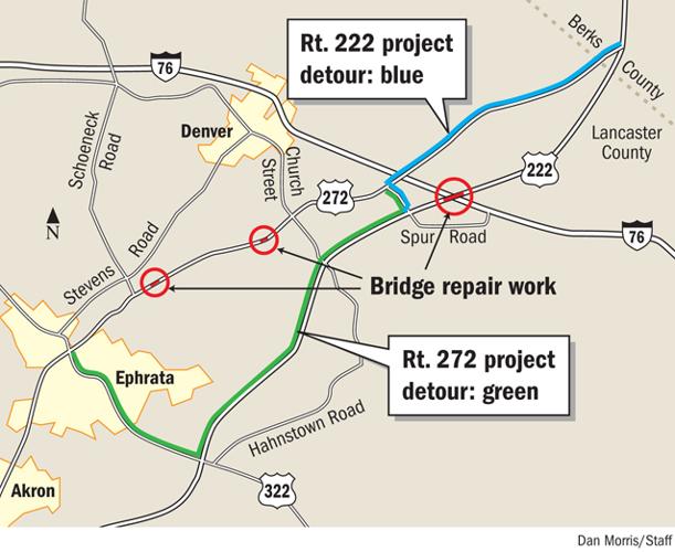 Bridge work complicates Routes 222, 272 | News | lancasteronline.com