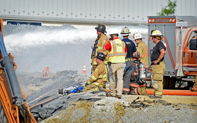 Construction site fire at Tanger Outlets in Lancaster County [photos ...