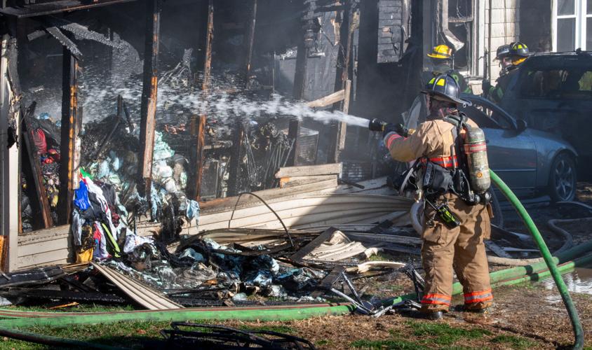 Firefighters battle Manor Township apartment house fire [photos ...
