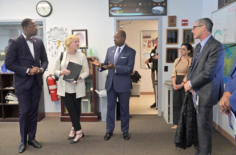 Secretary of Education Khalid N. Mumin visits Millersville University [photos ...