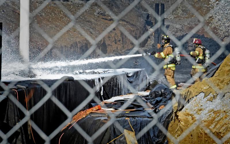 Construction site fire at Tanger Outlets in Lancaster County [photos ...