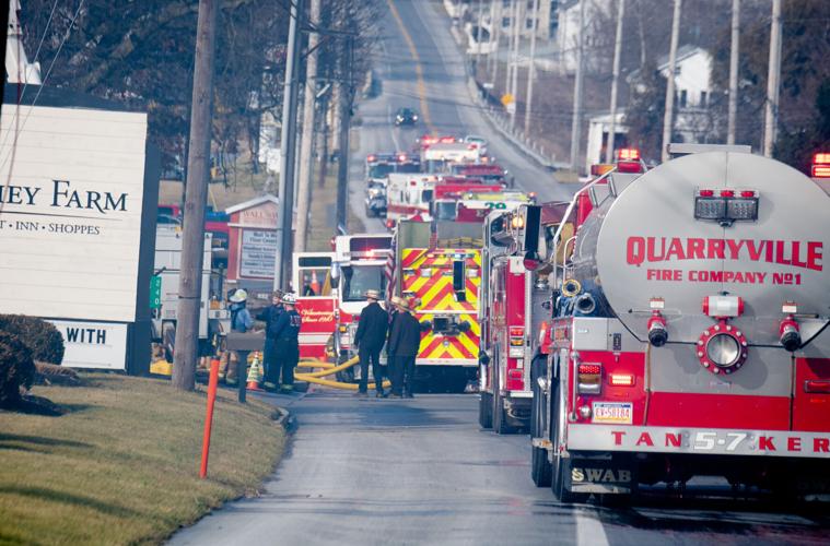 Scenes from the fire at Hershey Farm Restaurant & Inn in Ronks [photos ...