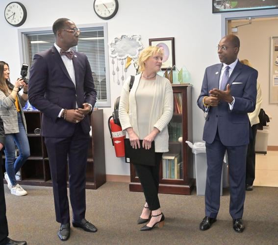 Secretary of Education Khalid N. Mumin visits Millersville University [photos ...