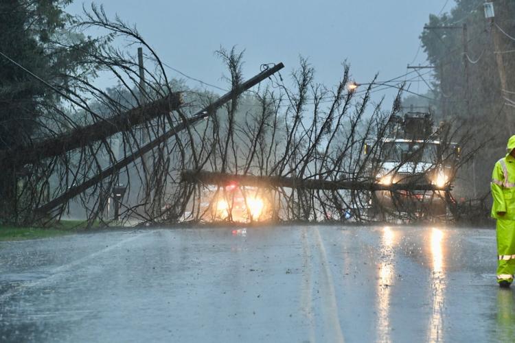 Flash flood watch, flood advisory in effect; heavy rain, high winds ...