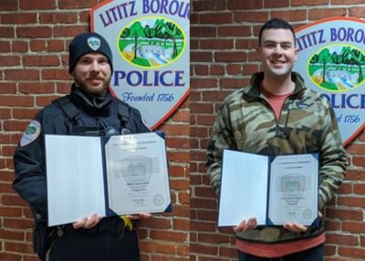 Lititz officers recognized for saving lives in 2020 | Local News ...
