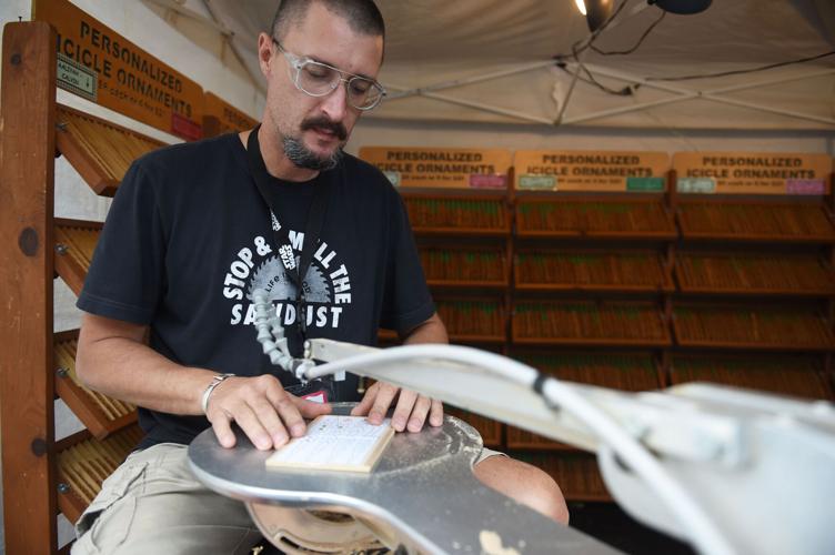 Art and craft show at Roots Country Market and Auction shows heart ...