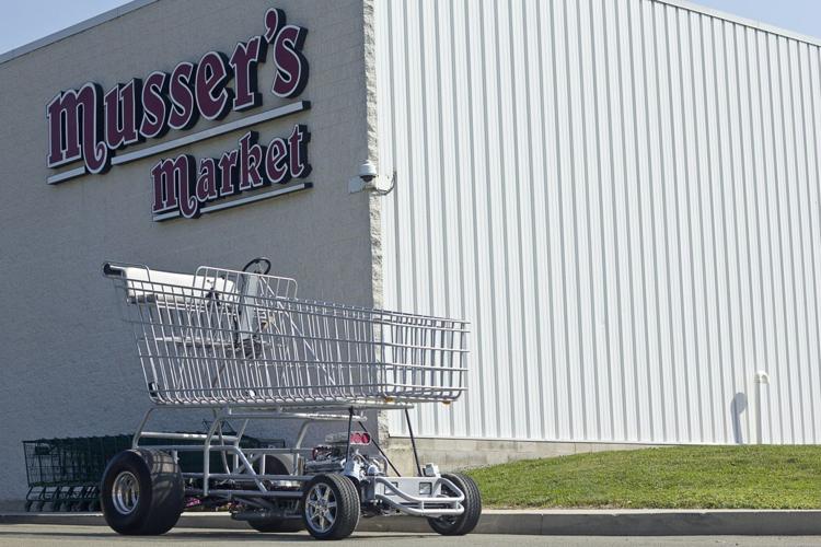YouTuber Mr. Beast features Shopper Chopper, a giant shopping cart ...