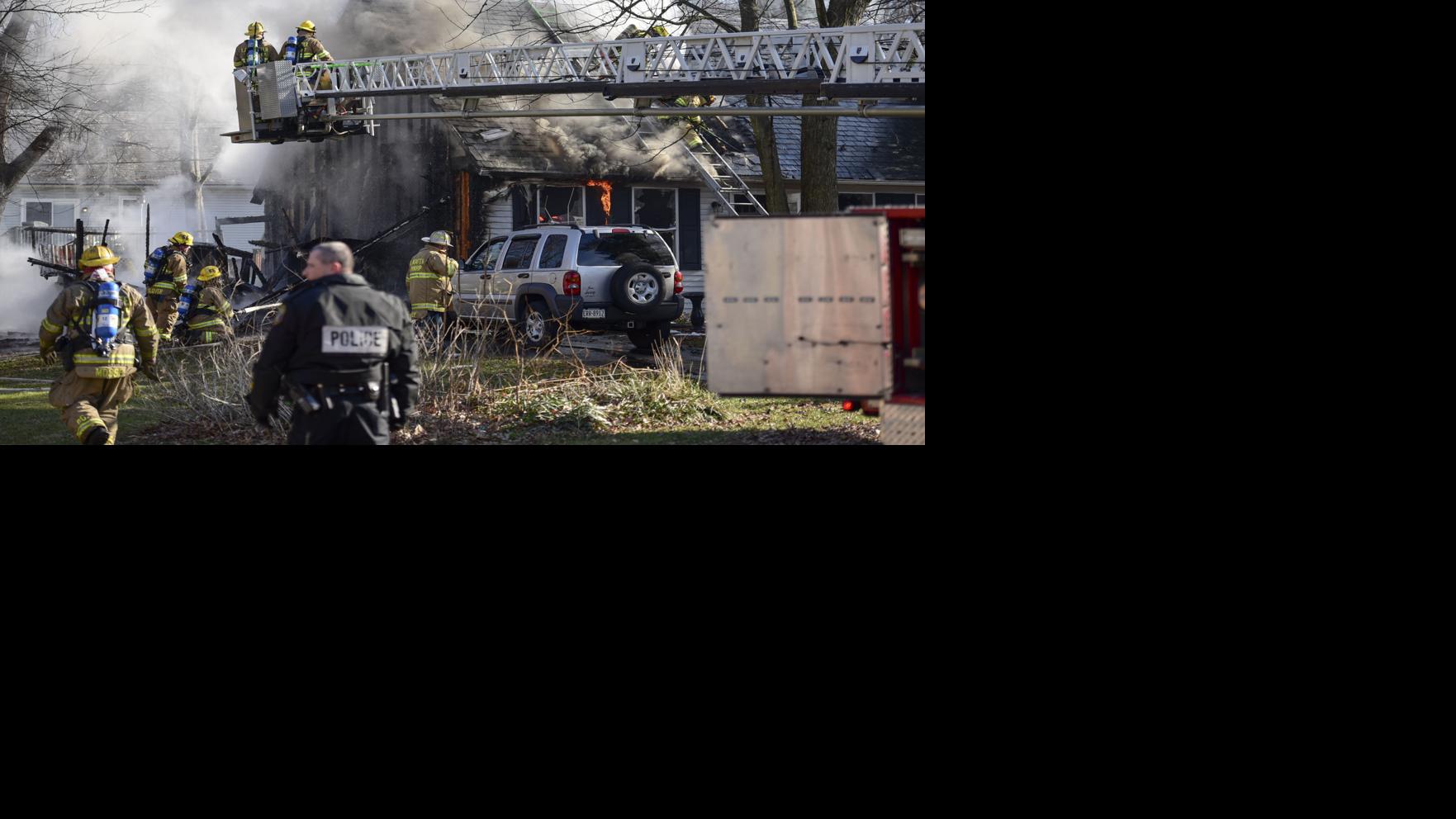 Fire heavily damages Lancaster Township house, destroys garage | Local ...