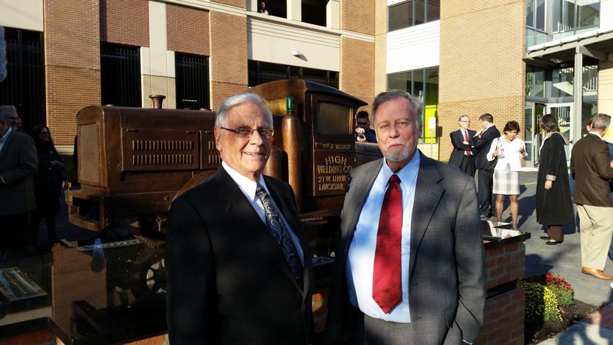 High companies commemorate founding with bronze sculpture of first ...