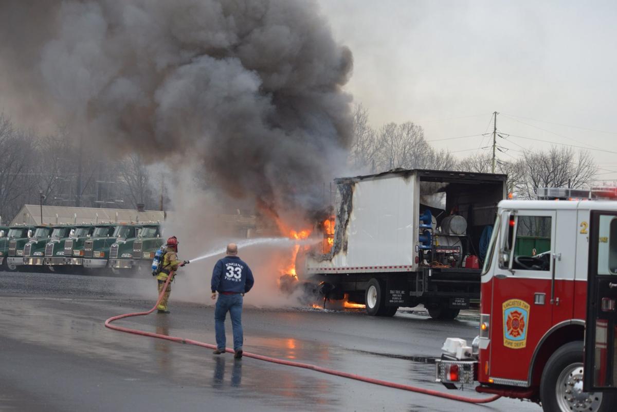 Truck catches fire at waste plant | Local News | lancasteronline.com