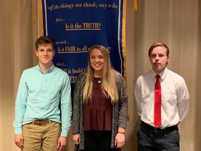 Paradise Rotary Club recognizes trio of rising high school seniors ...