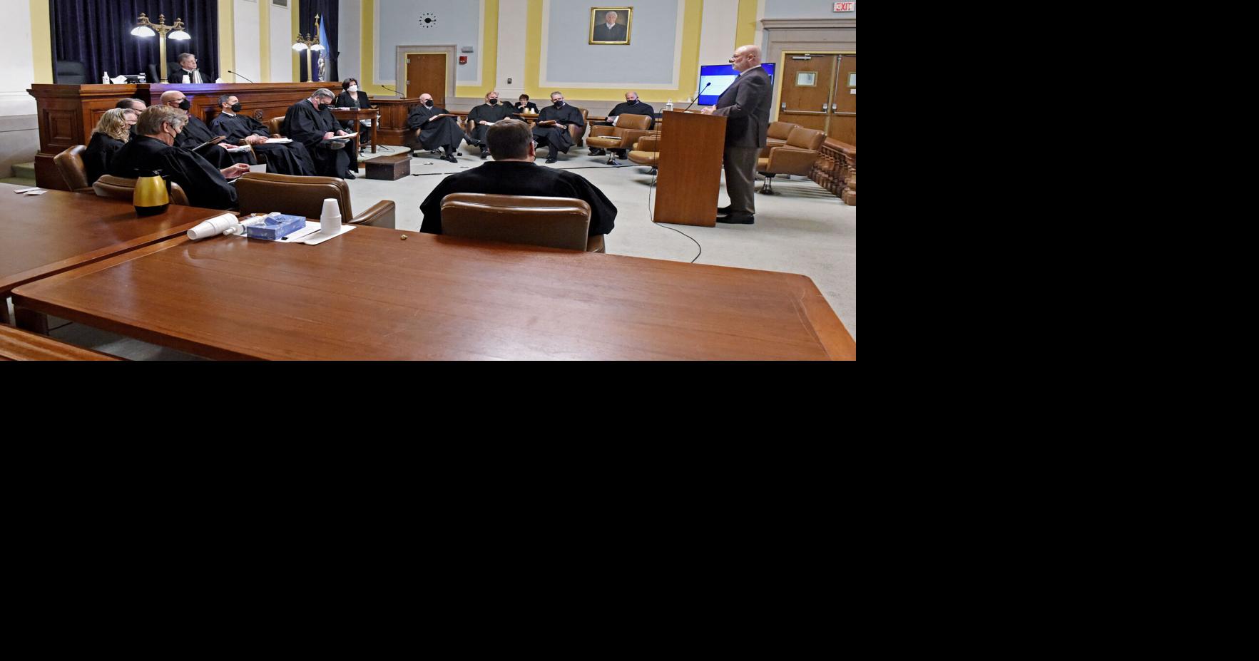 Panel of judges interview candidates for county commissioner [photos ...