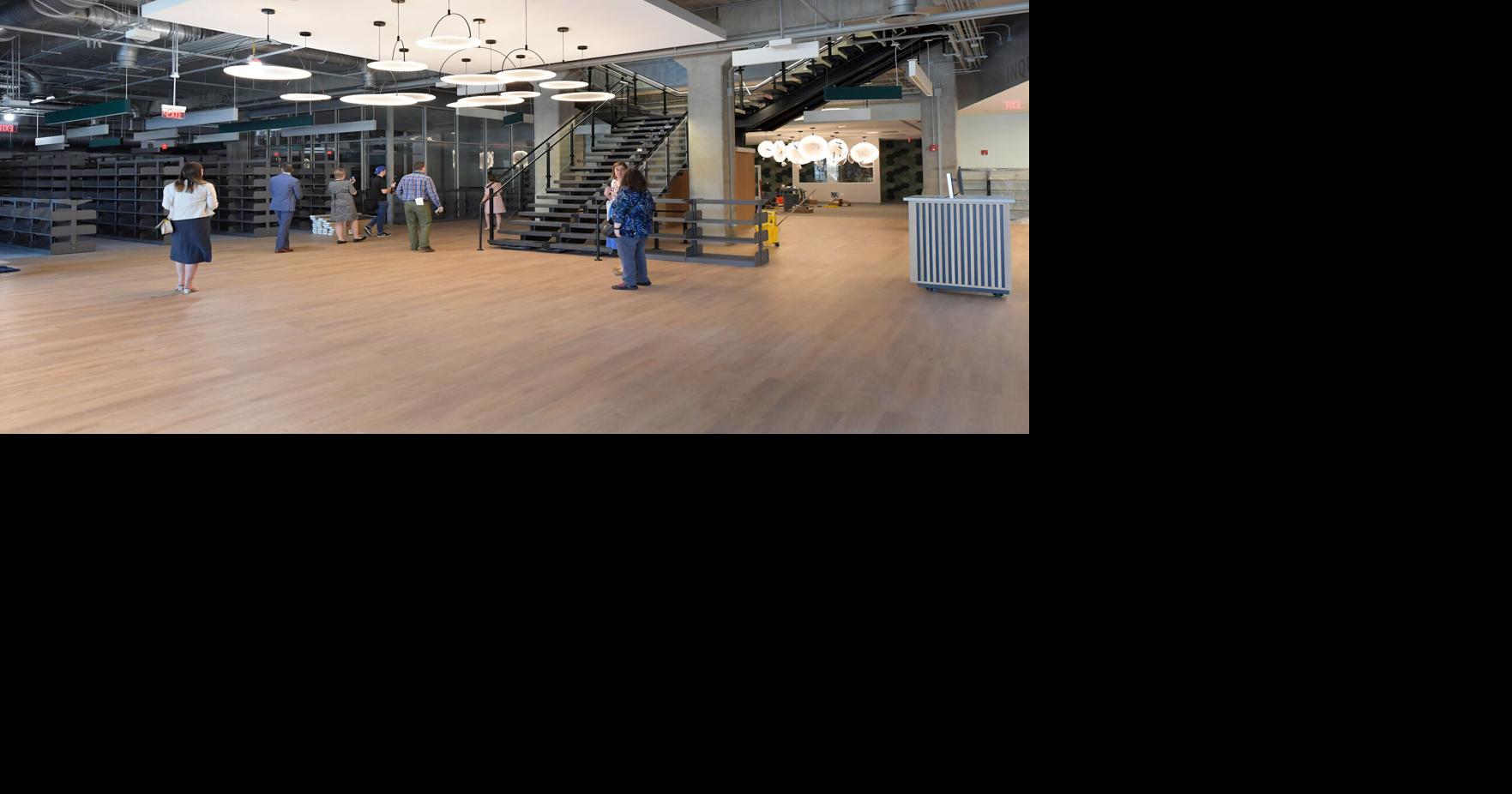 Lancaster Public Library staff shows their new space to LNP and ...
