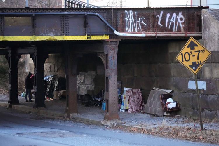 Lancaster Stands Up protests clearing of homeless encampment [photos ...