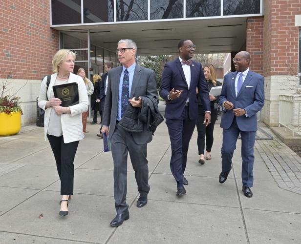 Secretary of Education Khalid N. Mumin visits Millersville University [photos ...