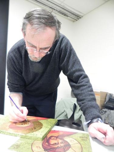 Iconographer Jody Cole teaches others how to offer a window to heaven ...