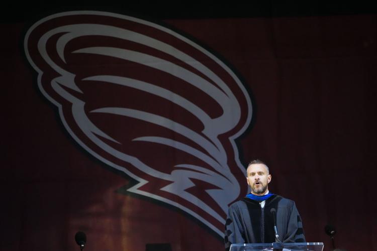J.P. McCaskey Class of 2024 graduates at weather-delayed stadium ...
