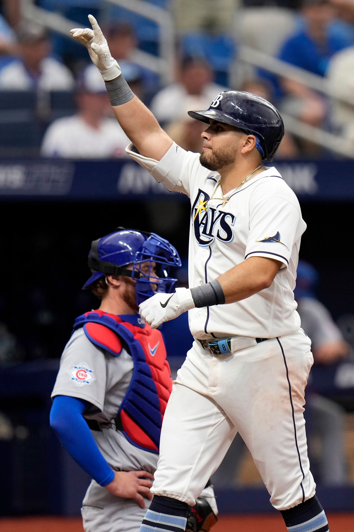 Mullins, Aranda and Caminero homer to lead Rays over Cubs in return to ...
